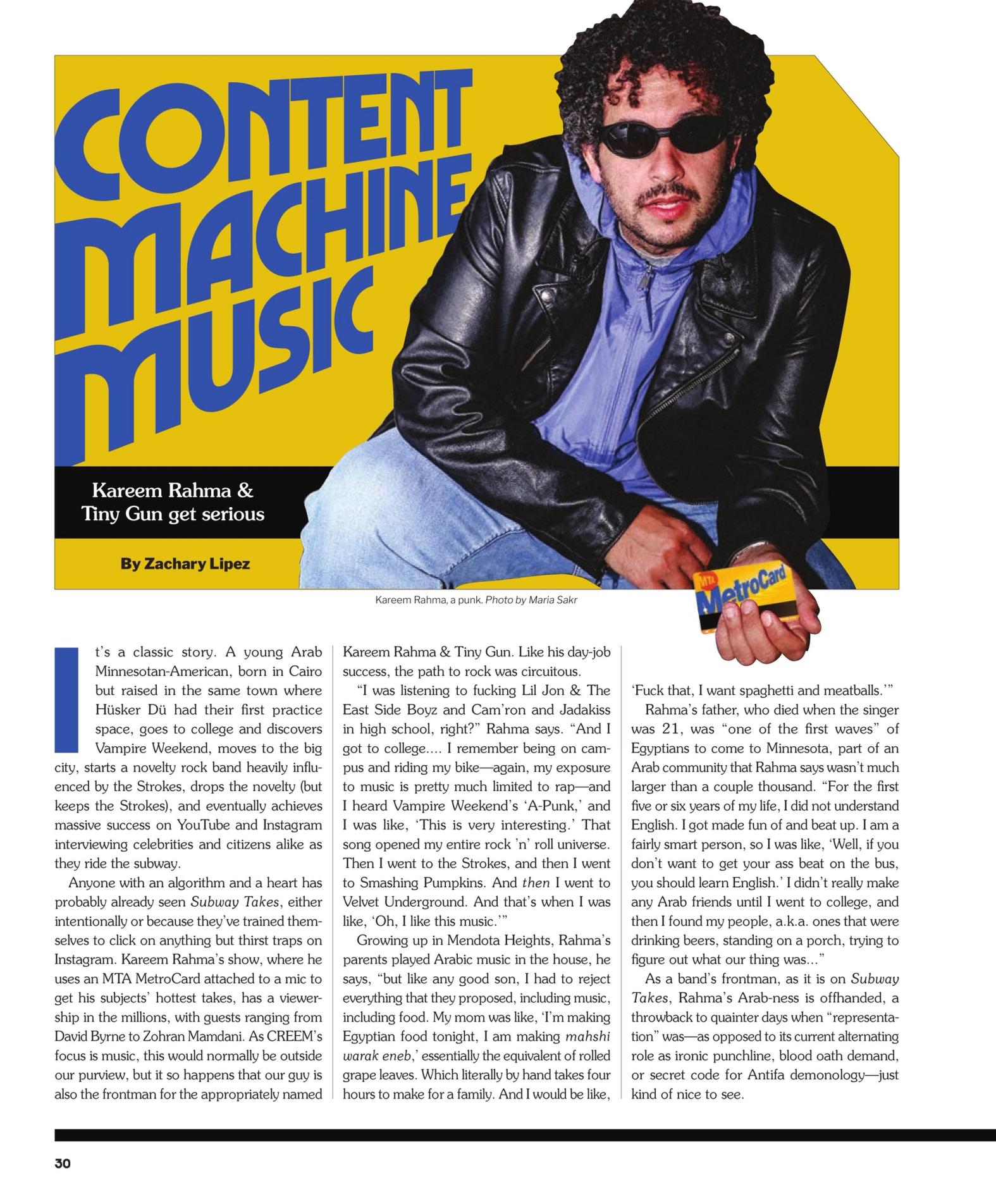 CREEM | CONTENT MACHINE MUSIC