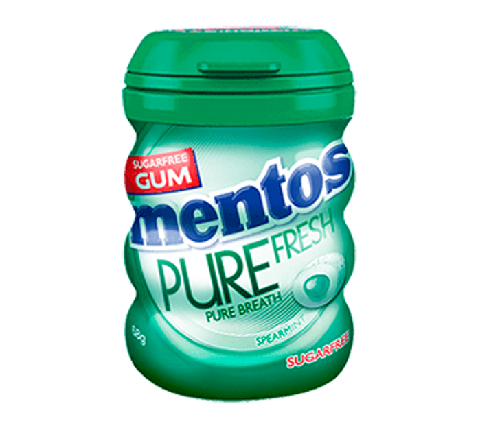 Mentos Pure Fresh Spearmint Sugarfree Bottle | Mentos New Zealand