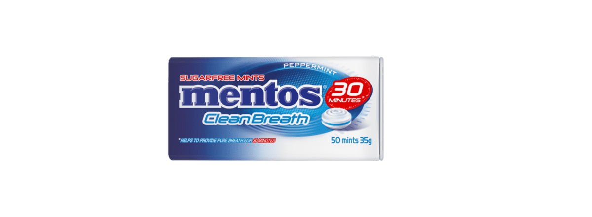 Mentos Clean Breath Peppermint | Mentos New Zealand