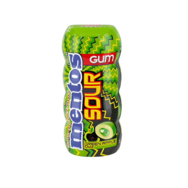 Mentos Sour Green Apple Sugarfree Bottle | Mentos New Zealand