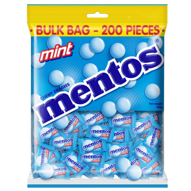 Mentos Mint Pillow Pack Bag | Mentos New Zealand