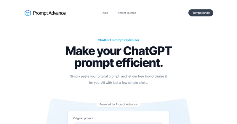 ChatGPT Prompt Optimizer | Prompt Advance ChatGPT Prompt Optimizer | Prompt Advance