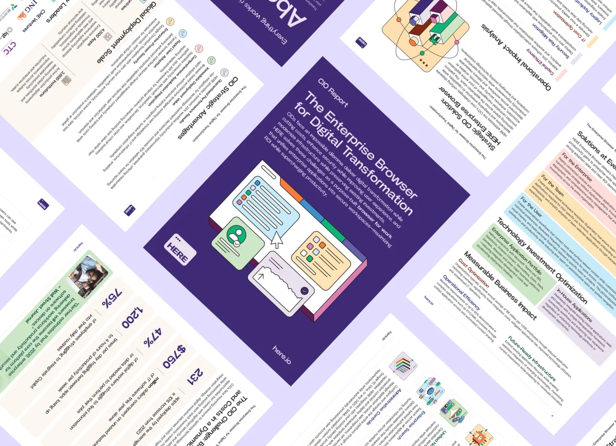 Enterprise Browser for Digital Transformation | White Paper | HERE