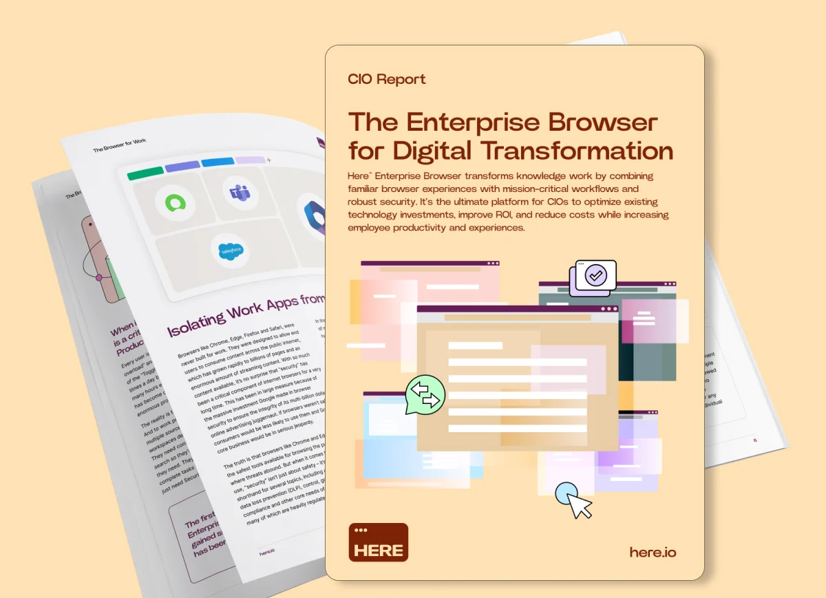 Enterprise Browser for Digital Transformation | White Paper | Here™