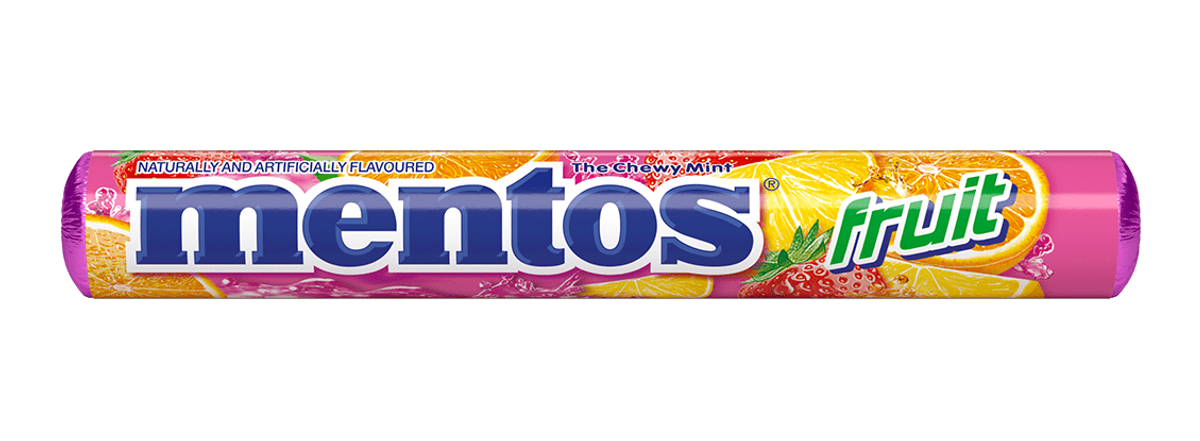 Mentos Chewy Mints Fruit 4 Pack | Mentos Canada