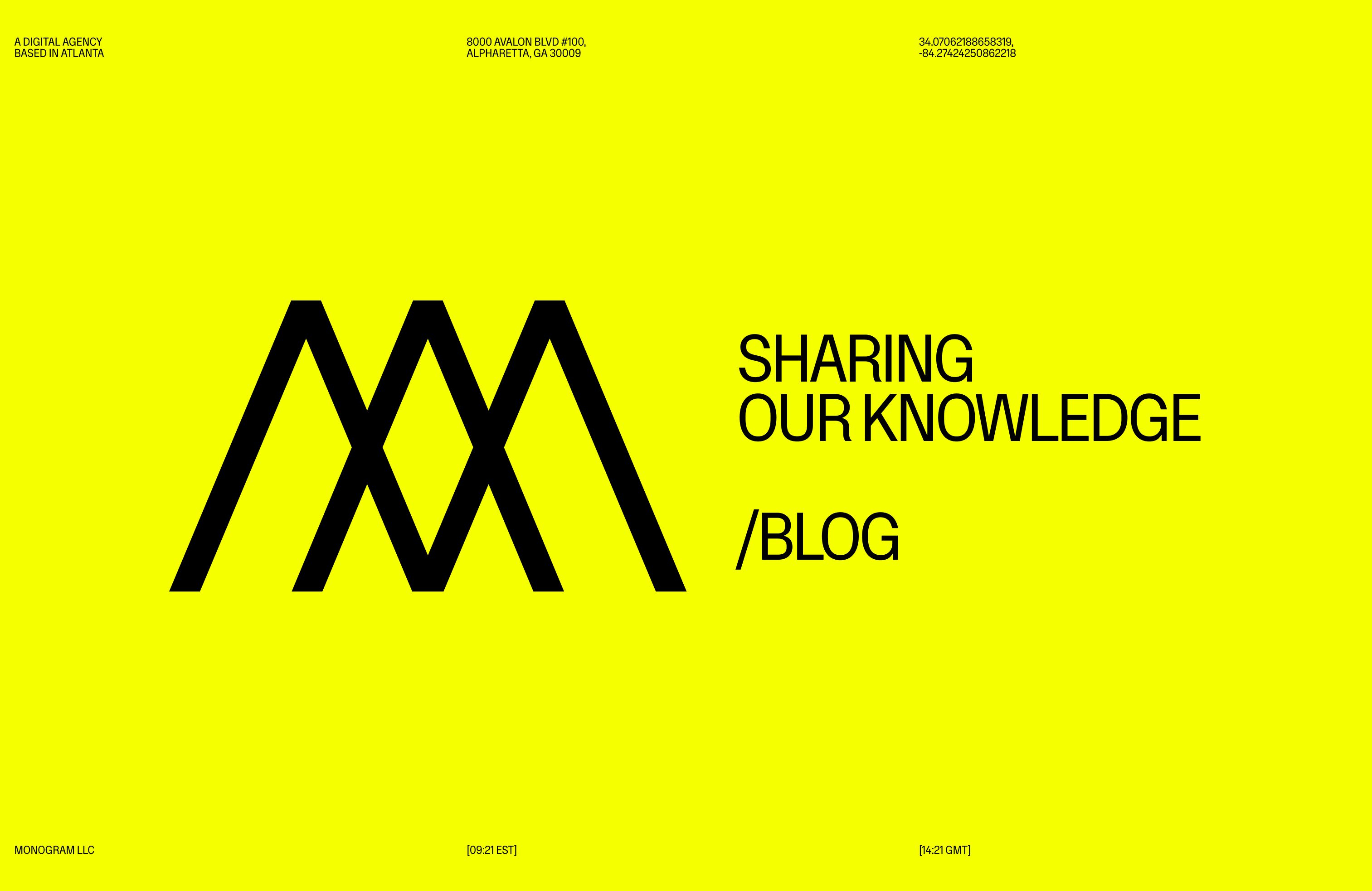 Blog | Monogram