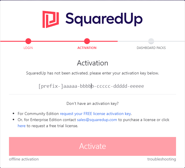 How To Install Squaredup Ds Standalone Using The Installer Squaredup Community Support