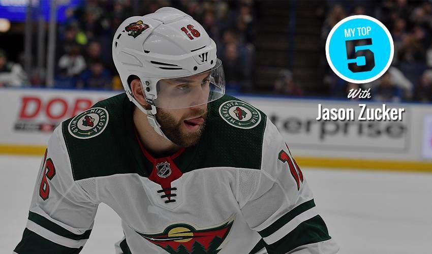 My Top 5 | Jason Zucker | The Home Of The Players | NHLPA.com