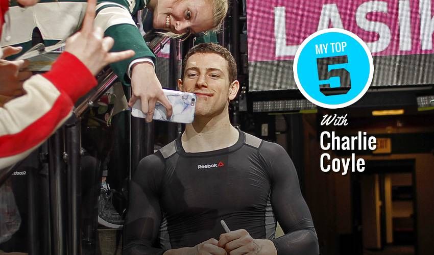 My Top 5: Charlie Coyle | The Home Of The Players | NHLPA.com