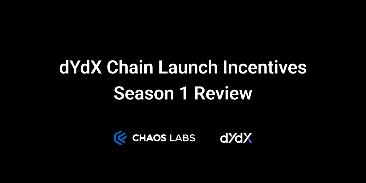 dYdX Chain: End of Season 1 Launch Incentive Analysis | Chaos Labs - Cloud Native web3 Security ...