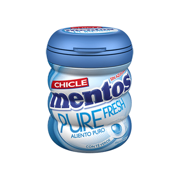 Mentos Gum Pure Fresh Freshmint Bottle 60g | Mentos Portugal