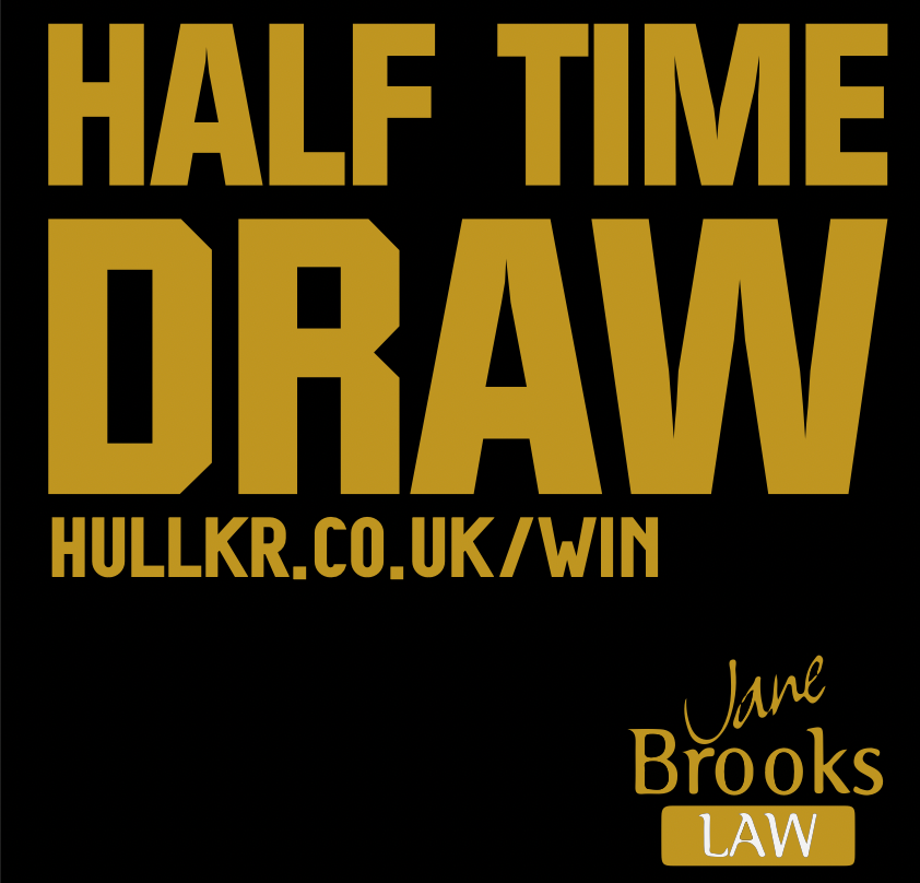 The Half Time Draw – Sponsored by Jane Brooks Law | Hull KR