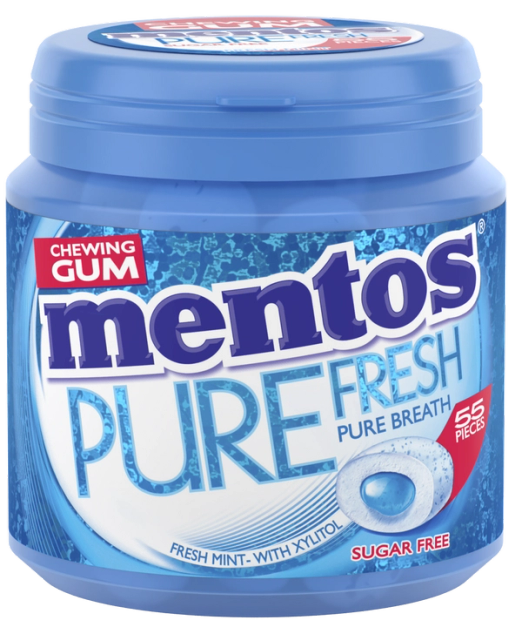 Mentos Gum Pure Fresh - Fresh Mint pot | Mentos België