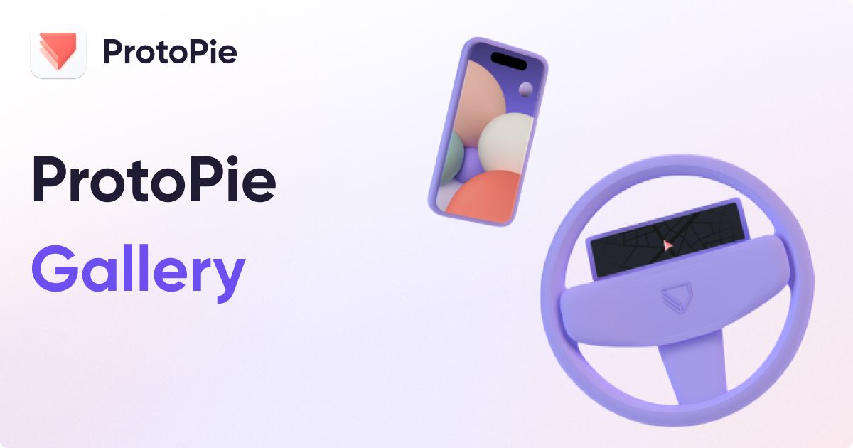 ProtoPie Gallery: Explore and Showcase Prototypes