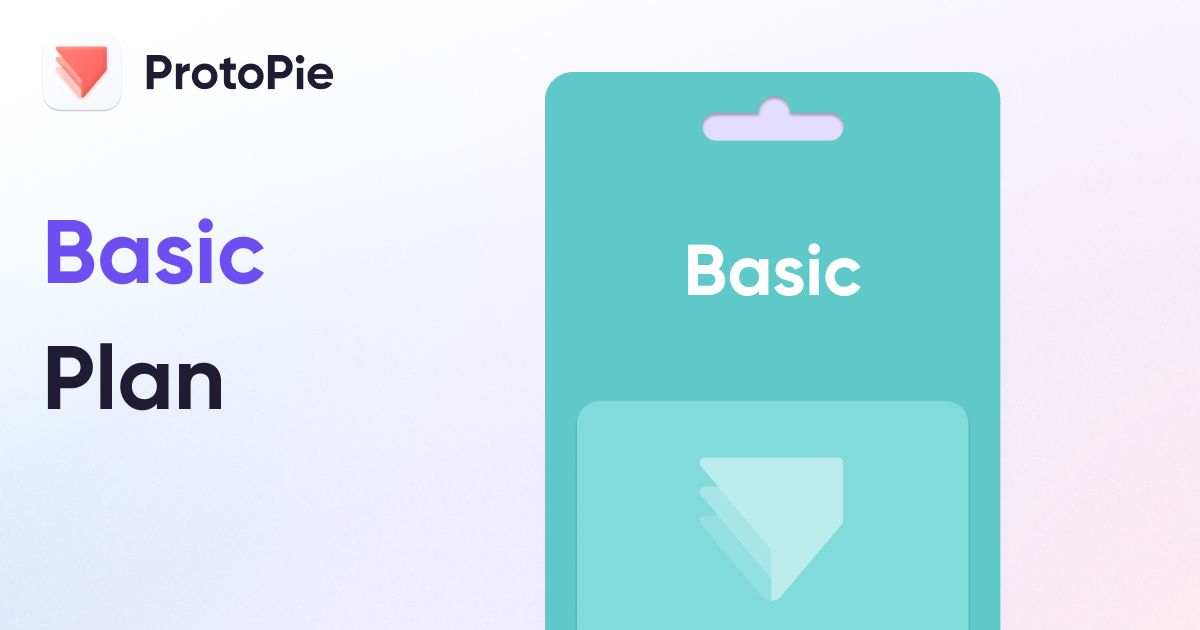 Basic Plan | ProtoPie