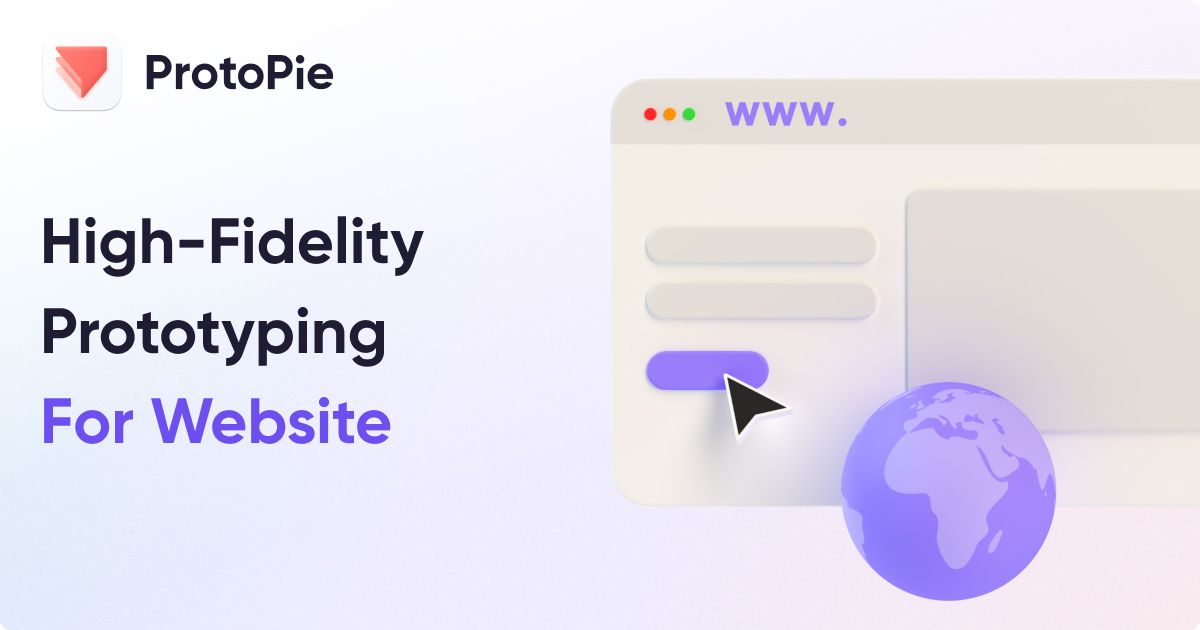 ProtoPie: Hi-Fi Prototyping Tool for Websites