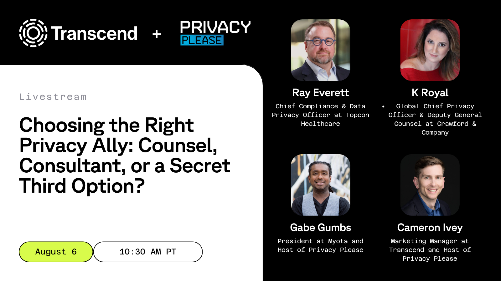 Choosing the Right Privacy Ally: Counsel, Consultant, or a Secret Third ...