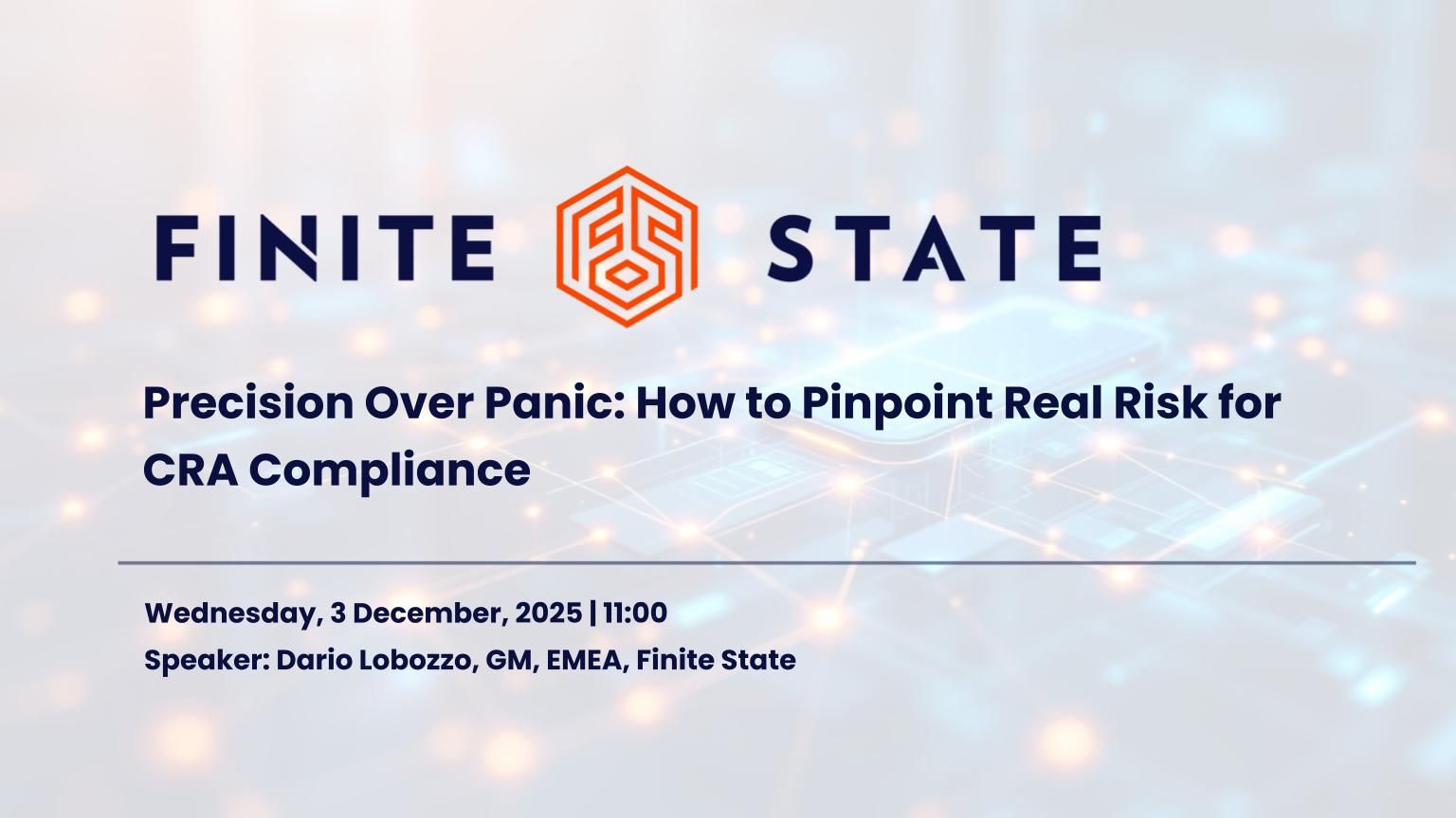 How to Focus on Real Risk for CRA Compliance | Webinar