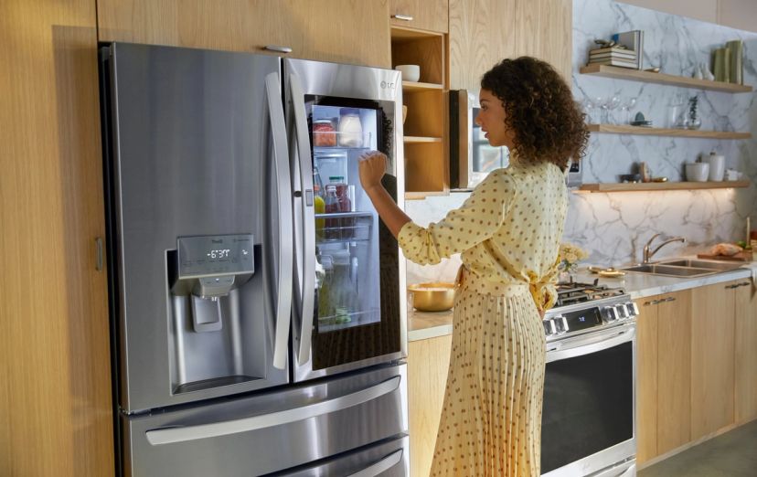 Review of the LG Smart Refrigerator with Craft Cocktail Ice Maker | AJ ...