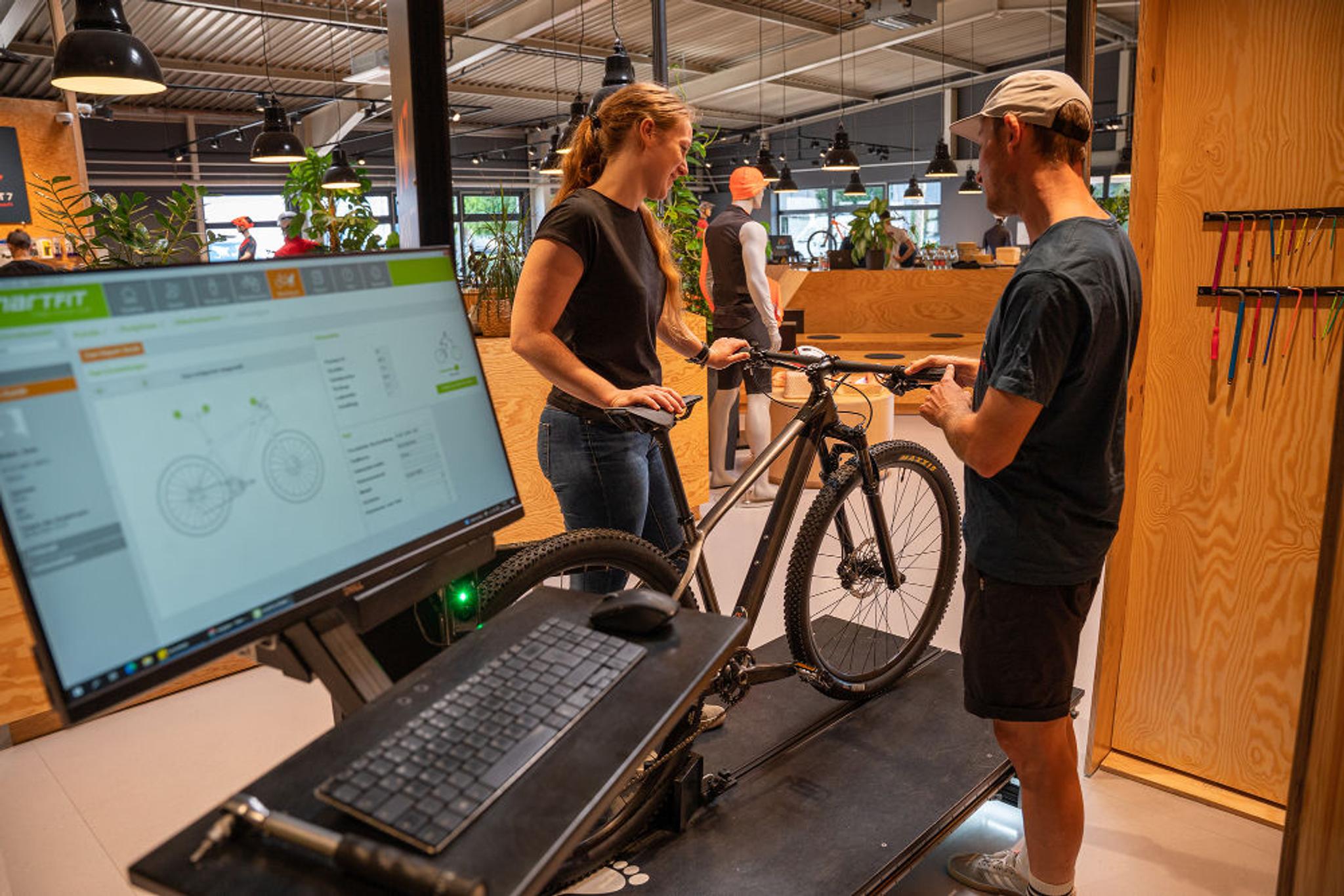 In store bike sizing & fitting systems – Smartfit