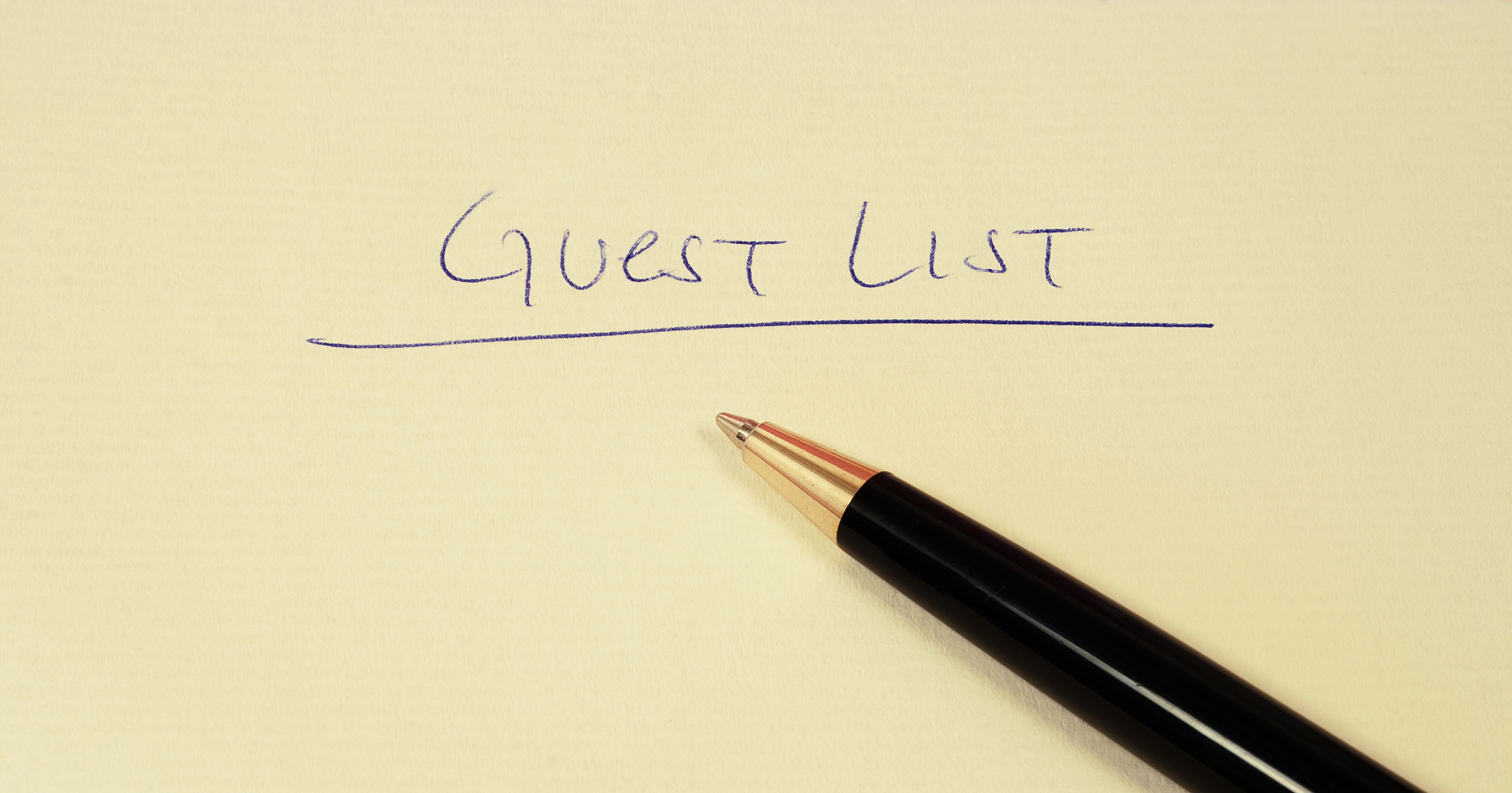 Creating A Guest List For Your Funeral | Everplans
